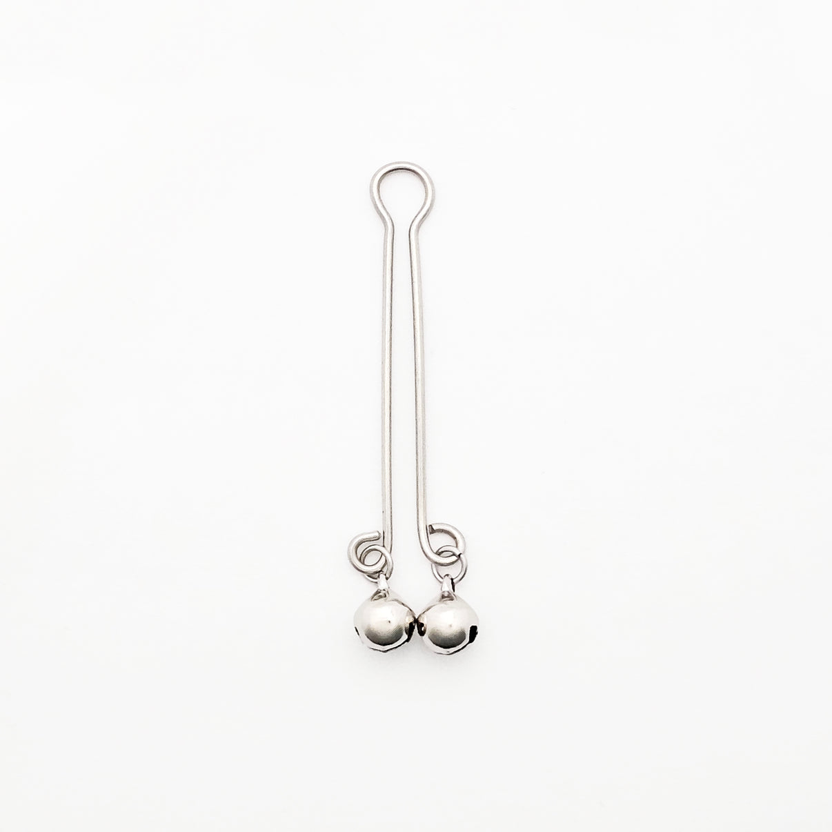 Labia Clip with Bells, Stainless Steel. Non Piercing Vaginal Jewelry ...