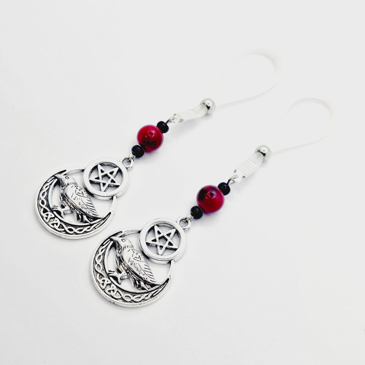 Raven and Pentacle Non-Piercing Nipple Nooses or Your Choice of Nipple ...