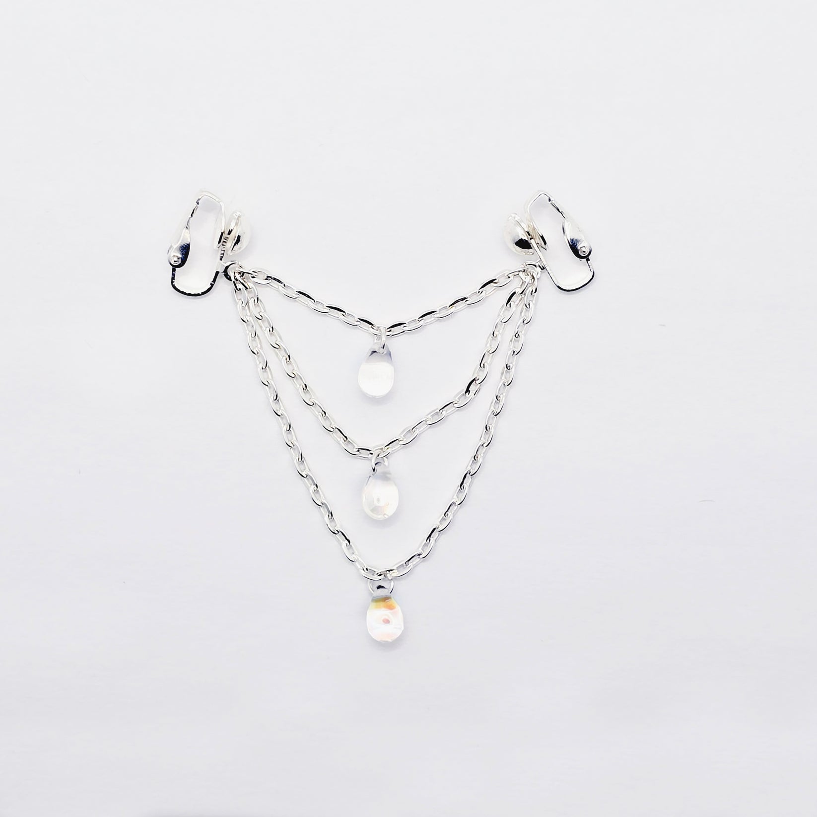Labia Chain Dangle, Non Piercing, Three Tier Crystal Teardrop.BDSM, Er – Why Bee Normal