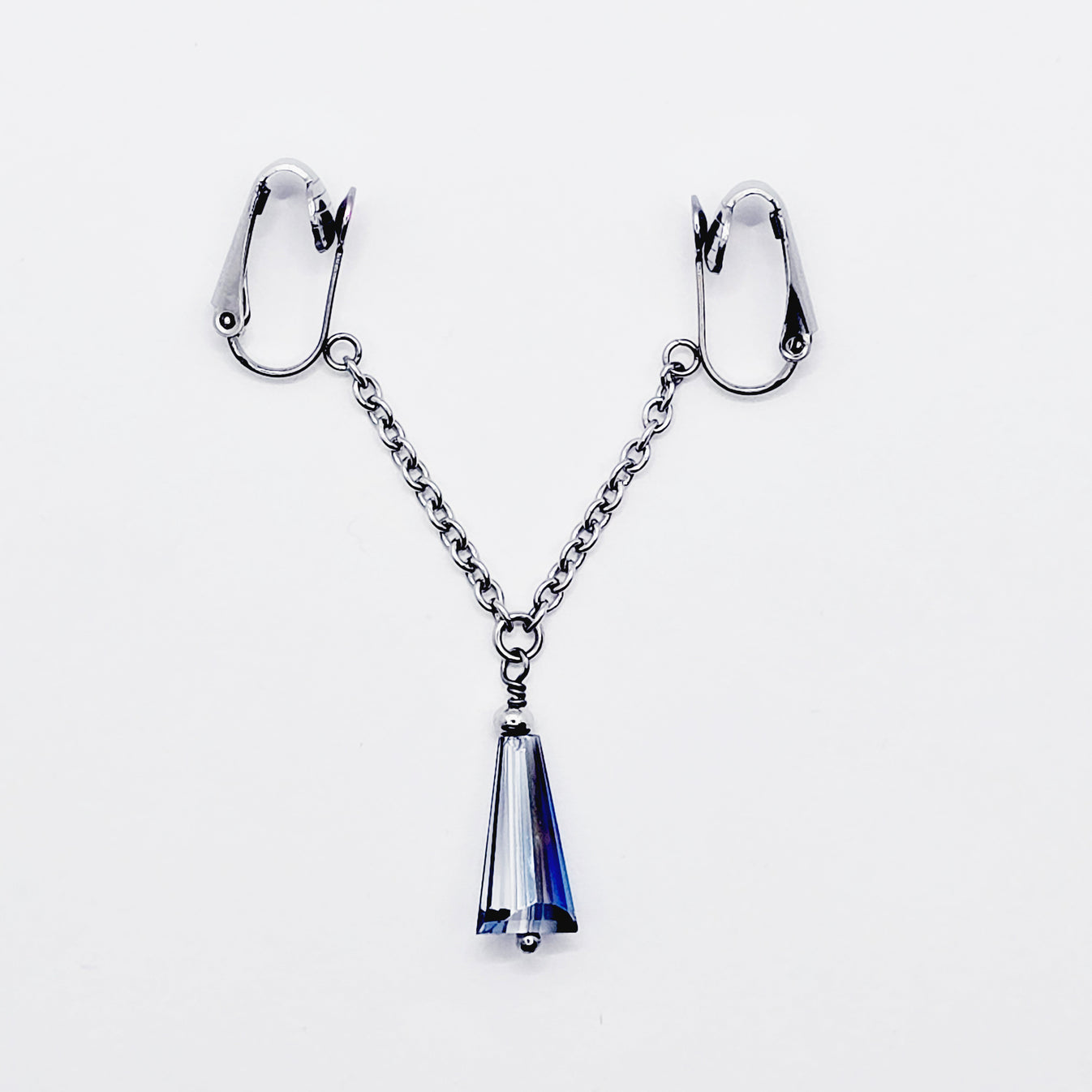 Non Piercing Labia Chain Dangle, Stainless Steel, with Crystal. – Why Bee Normal