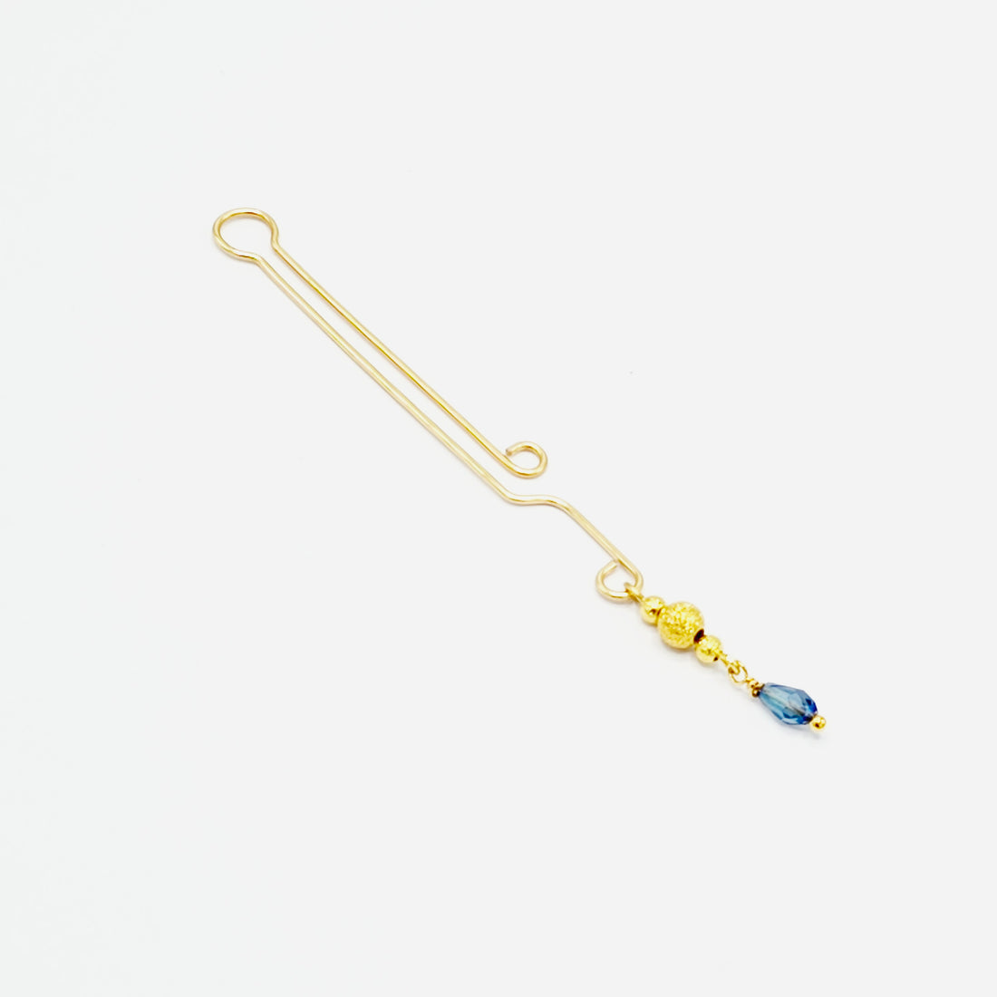 Labia Jewelry for BDSM Submissive. Gold Labia Clip with Beaded Crystal ...