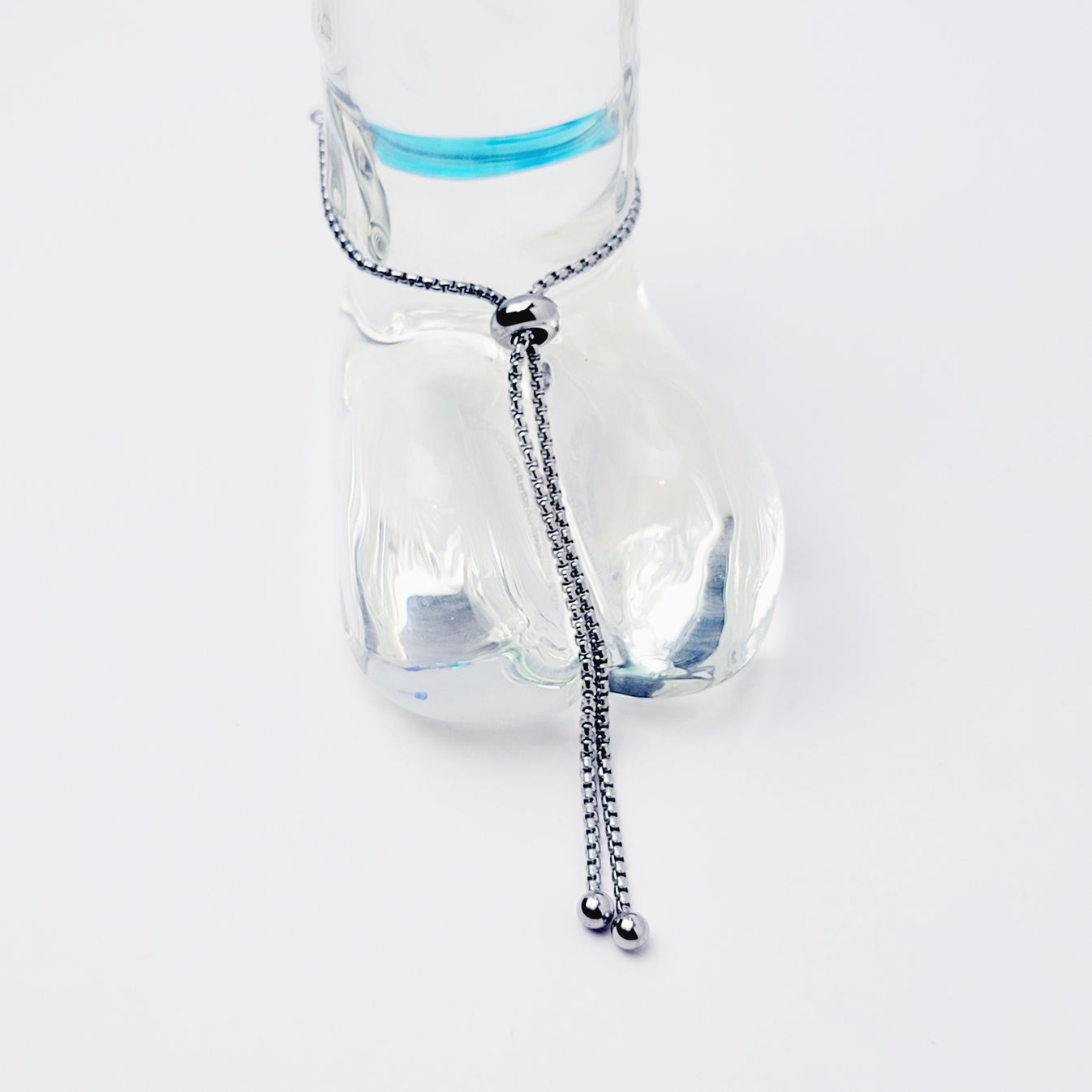 Gay Pride Penis Noose, Stainless Steel and Crystals. Men's Intimate Bo ...