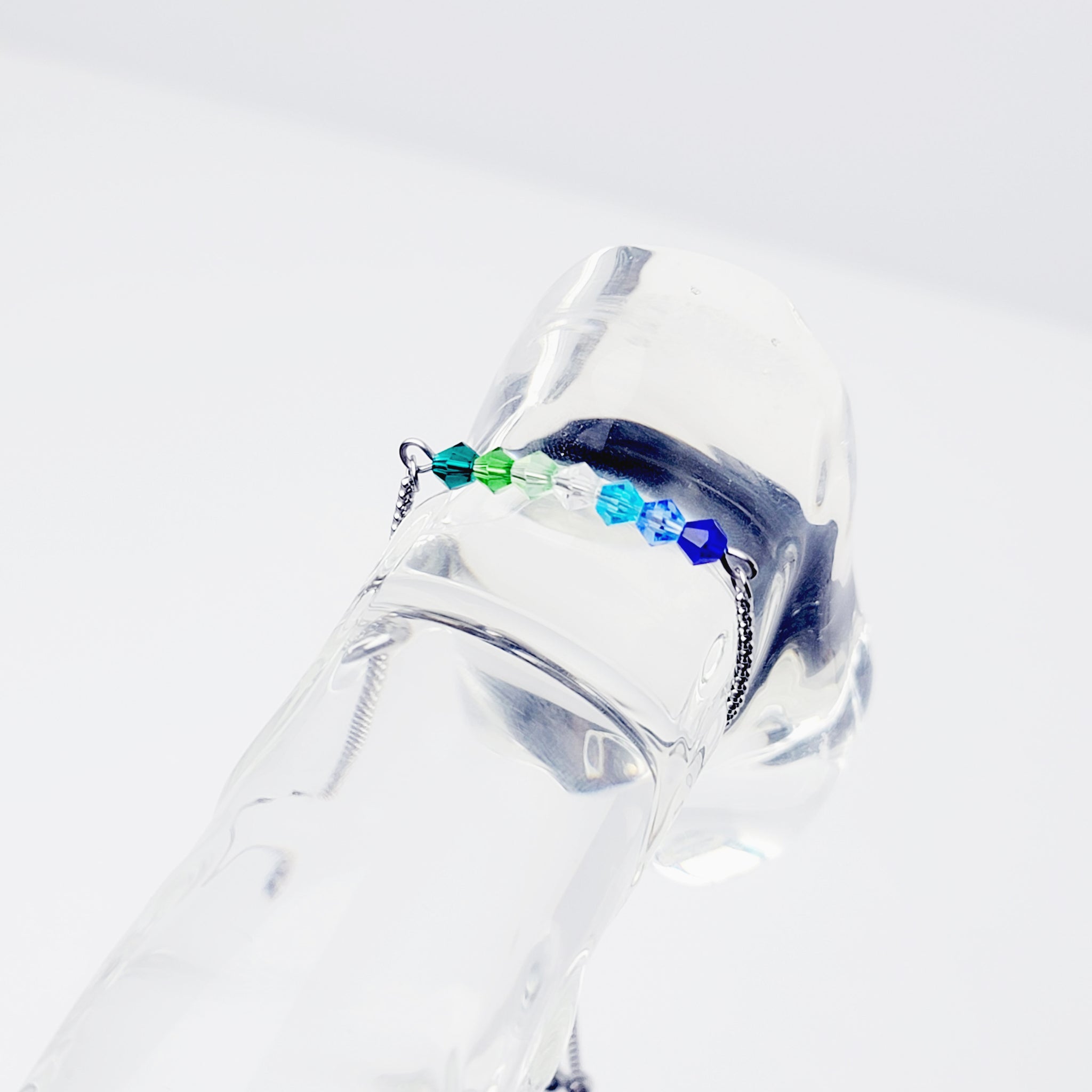 Gay Pride Penis Noose, Stainless Steel and Crystals. Men's Intimate Bo ...