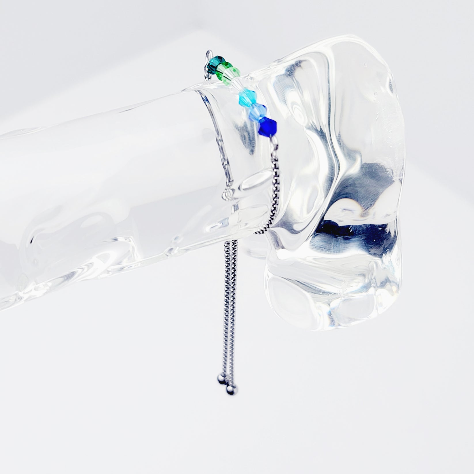 Gay Pride Penis Noose, Stainless Steel and Crystals. Men's Intimate Bo ...