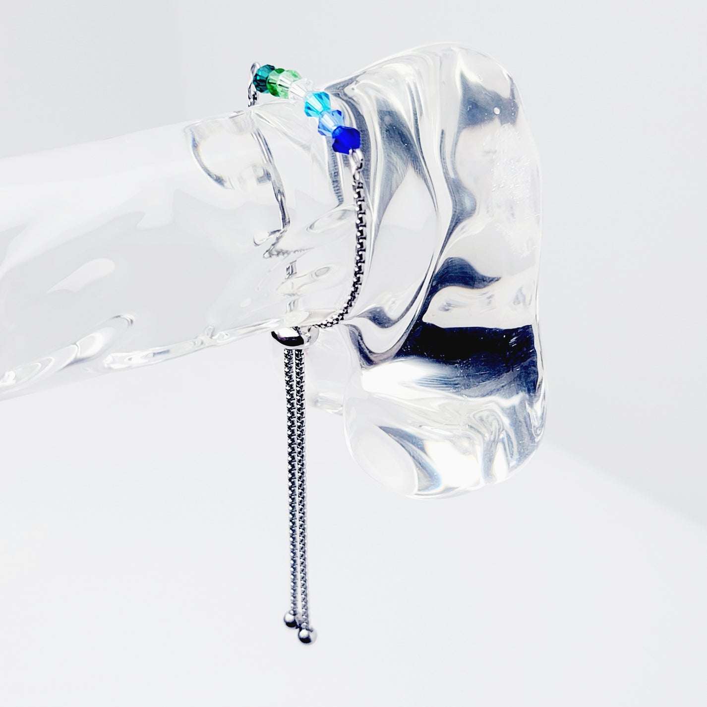 Gay Pride Penis Noose, Stainless Steel and Crystals. Men's Intimate Bo ...