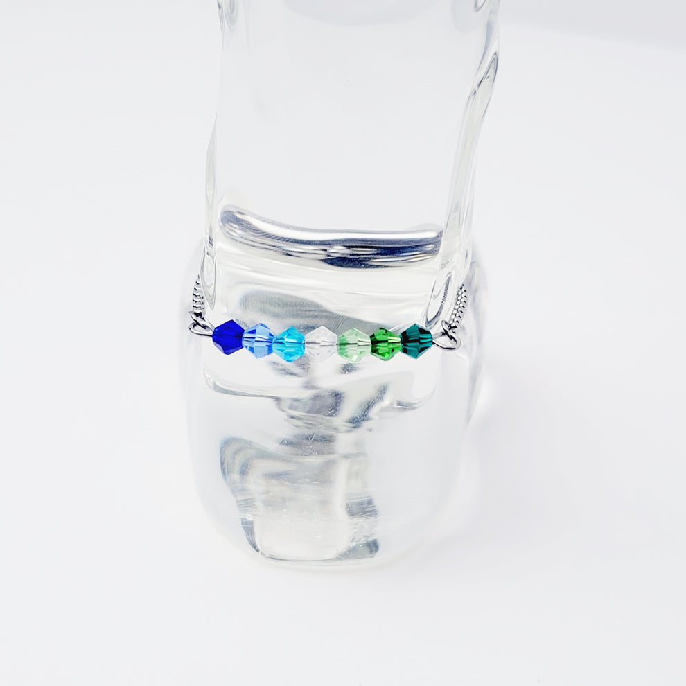 Gay Pride Penis Noose, Stainless Steel and Crystals. Men's Intimate Bo ...