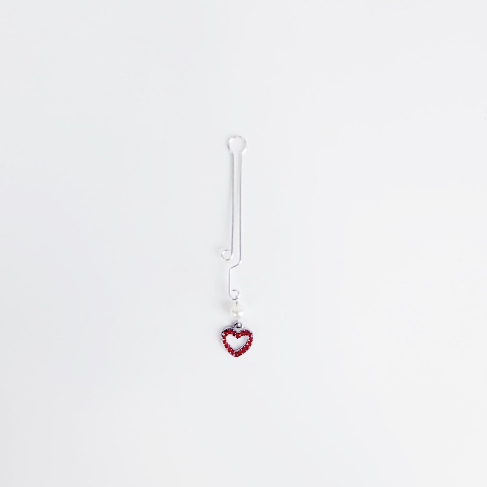 Labia Clip with Pearl and Heart. Non Piercing Intimate Jewelry, Sex To ...
