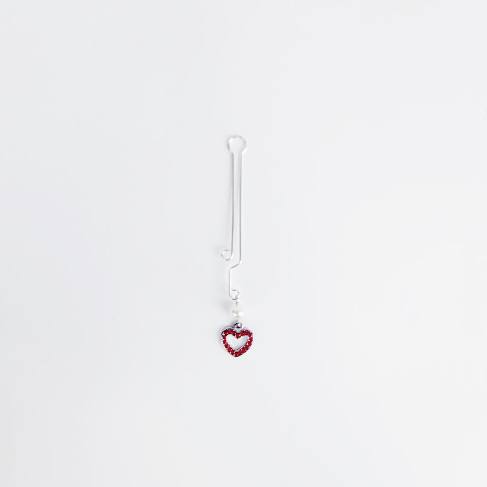 Labia Clip with Pearl and Heart. Non Piercing Intimate Jewelry, Sex To ...