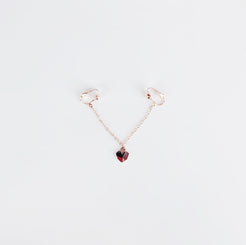 Labia Jewelry, Non Piercing. Rose Gold Labia Chain Dangle with Heart ...